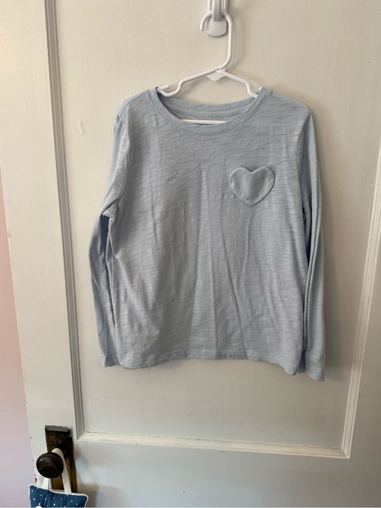 Old Navy | Shirts & Tops | Old Navy Light Blue Longsleeve Heart Patch ...